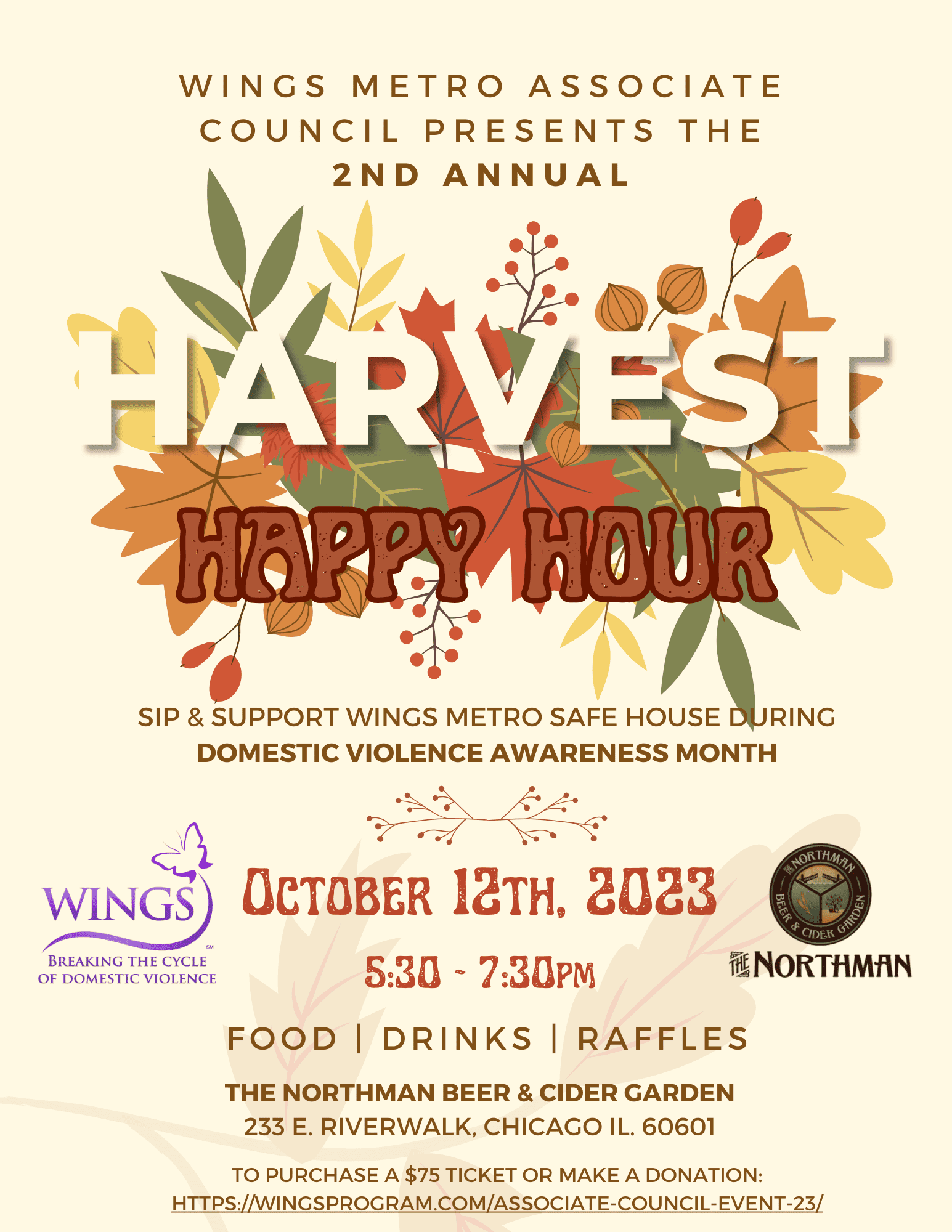 Harvest Happy Hour – Presented by WINGS Metro Associate Council | WINGS ...