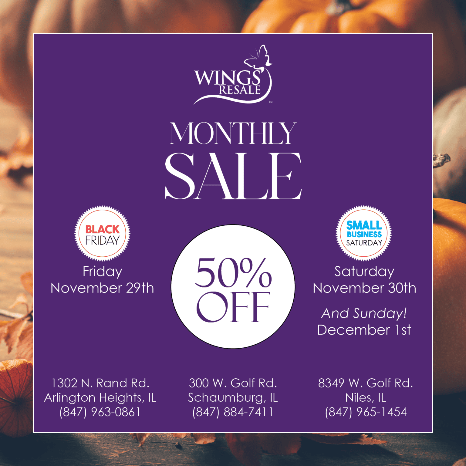 WINGS Resale Shops | WINGS Program