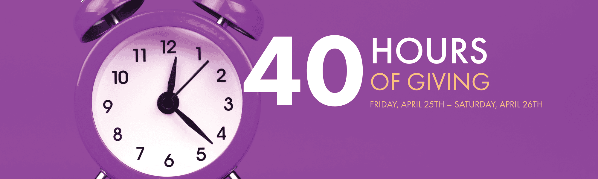 WINGS 40 Hours of Giving Starts Friday, April 25th | WINGS Program